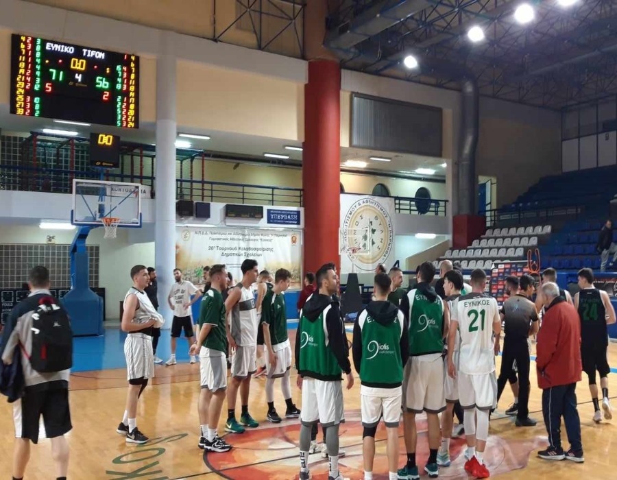 «Τυφώνας» ήταν ο Εύνικος, διευρύνοντας το σερί στο 10Χ10 στον 2ο όμιλο ...