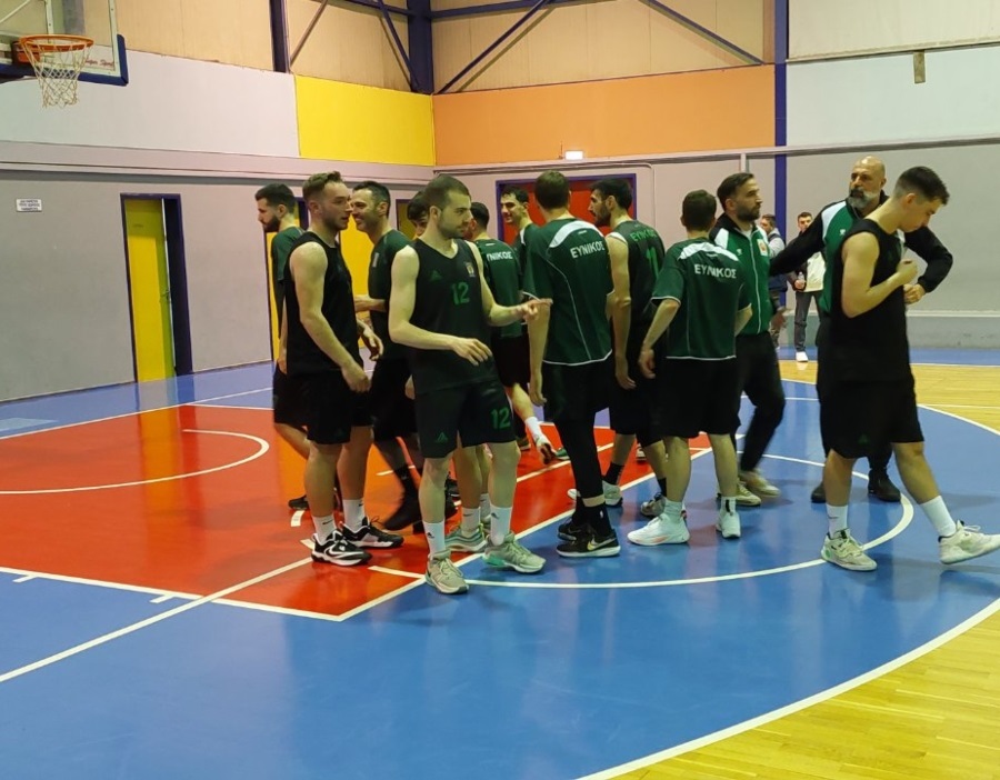 Εν όψει νέου νικηφόρου σερί οι Άντρες του Εύνικου στον 2ο όμιλο της Β ...